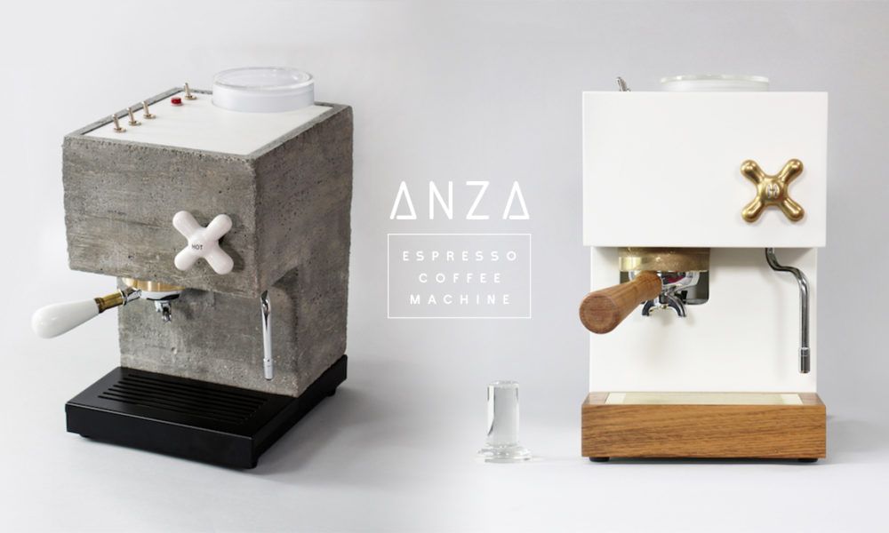 工業迷最無法抗拒的咖啡器械：AnZa Coffee 水泥義式咖啡機 - TRENDSFOLIO